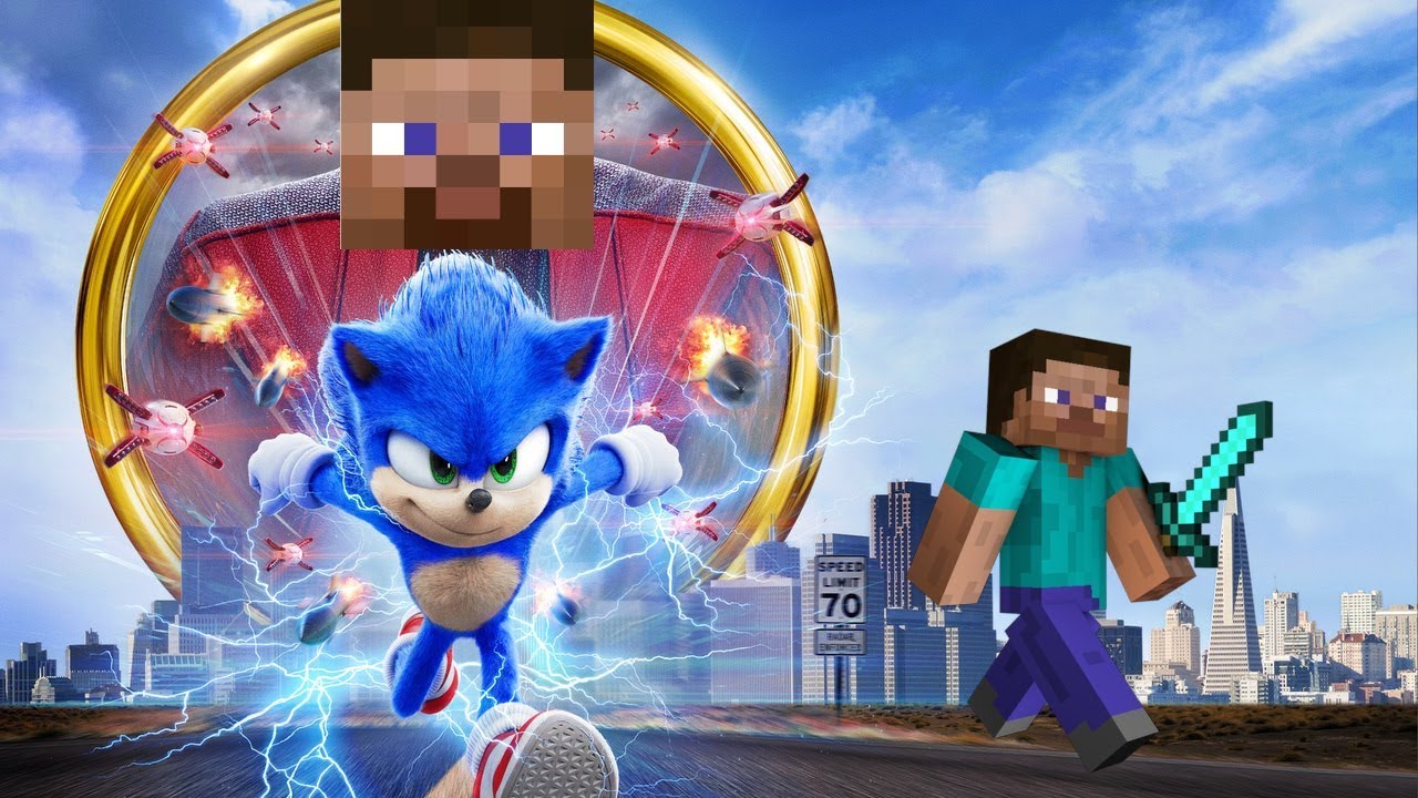 Sonic The Hedgehog Movie, but it's Minecraft - YouTube