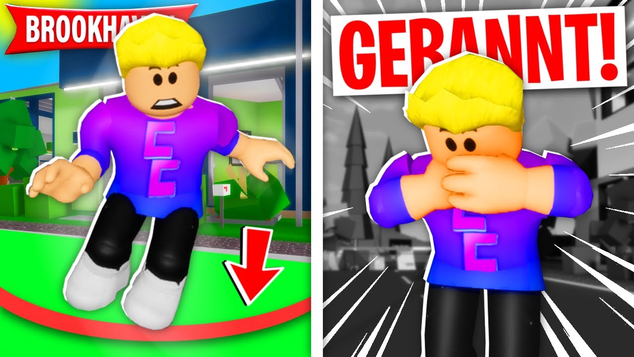 BROOKHAVEN VERLASSEN = GEBANNT aus BROOKHAVEN 😨 (Roblox Brookhaven 🏡RP ...
