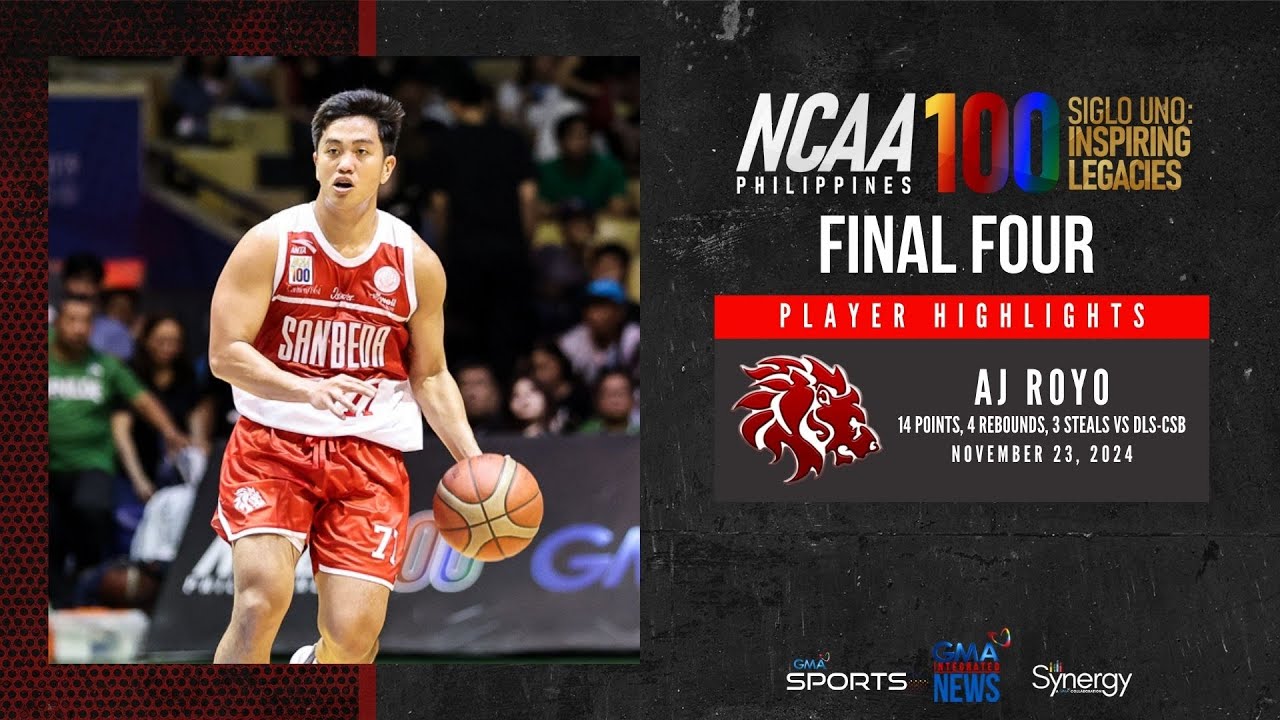 Player Highlights - AJ Royo vs Benilde | NCAA Season 100 - YouTube