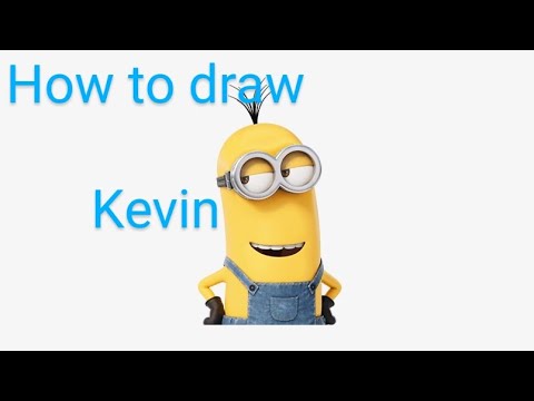 Kevin How to draw and color Kevin the Minion - YouTube