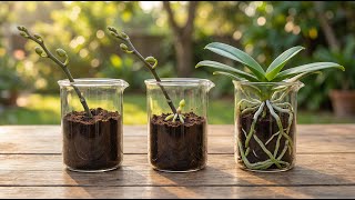 How to propagate orchids at home using coffee: simple yet highly effective.