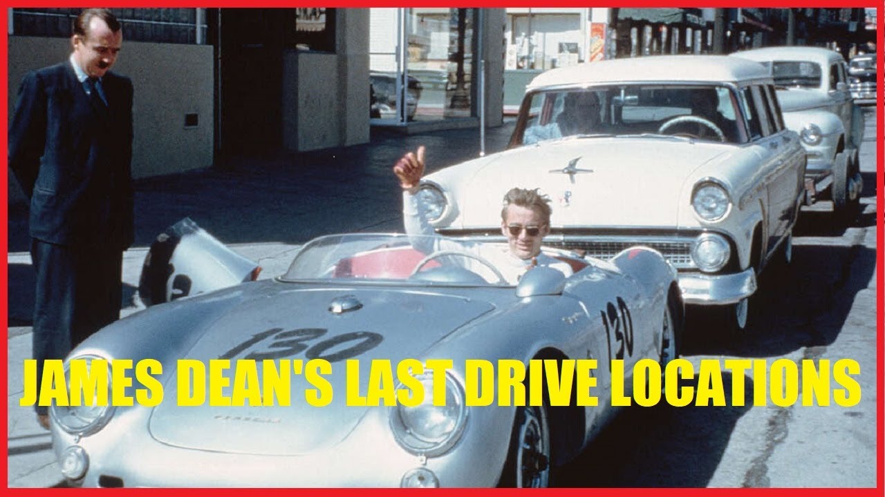 James Dean's Last Drive Locations - YouTube