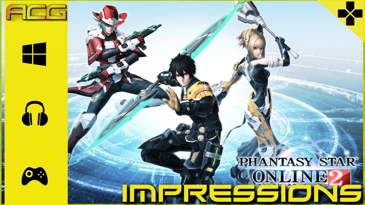 Phantasy Star Online 2 Beta Impressions - YouTube