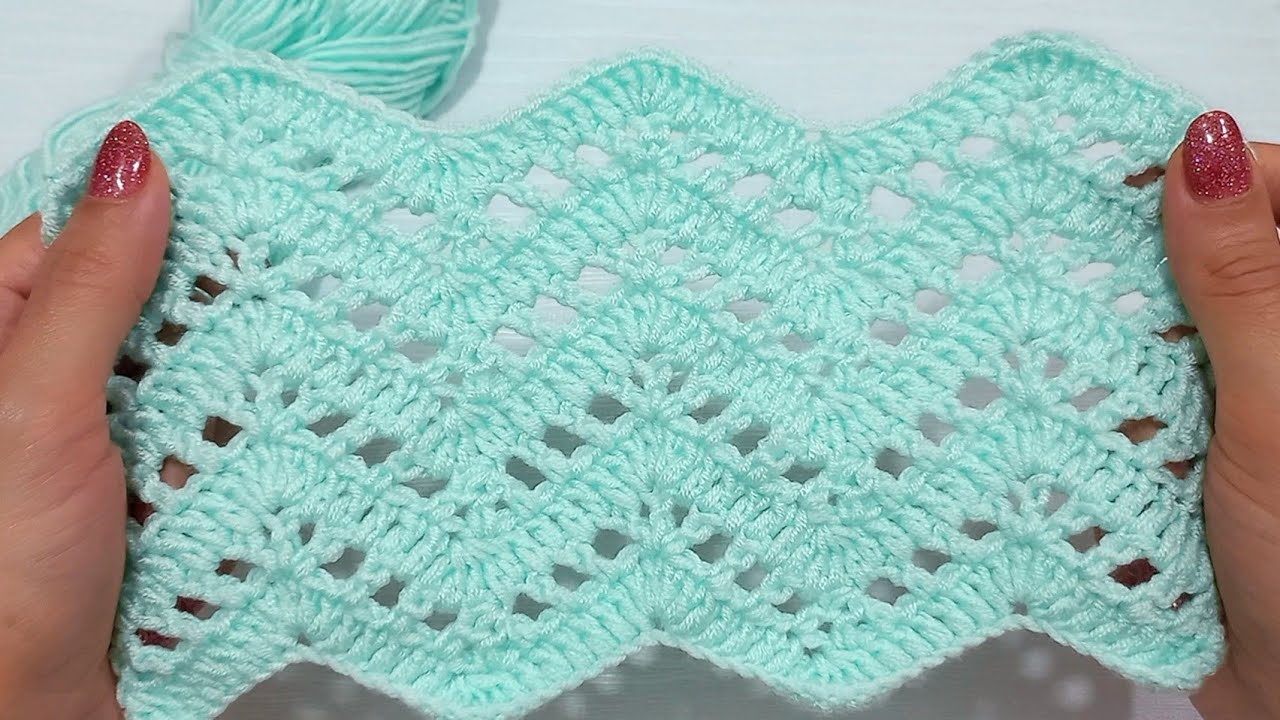 Eye-catching Crochet Pattern With Only Two Rows - YouTube