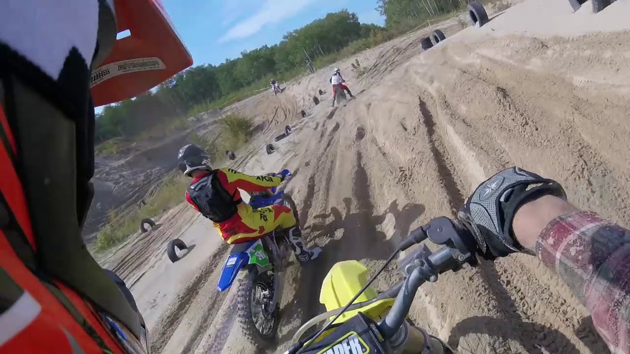 Fisher Branch Race 1st Lap 2018 | Manitoba Dirt Riders - YouTube