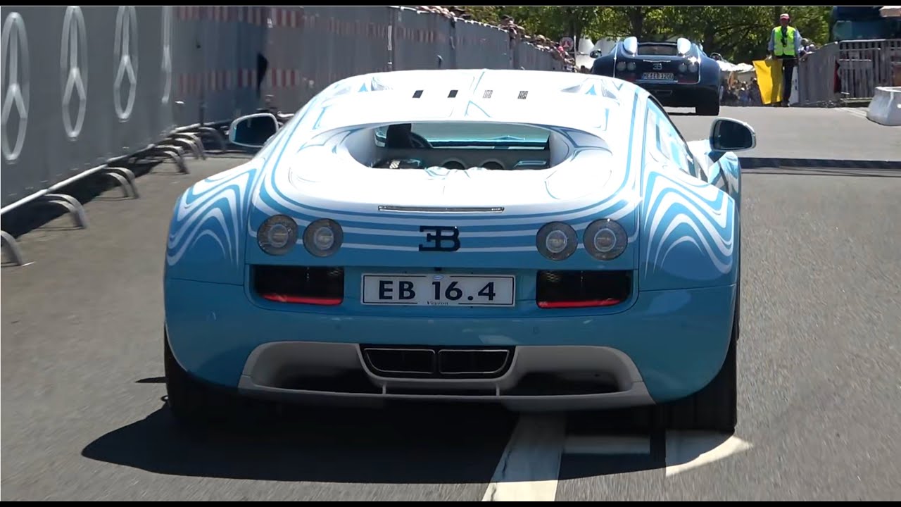 1 of 1 Bugatti Veyron Ting & Tiger driving at Classic Days Düsseldorf ...