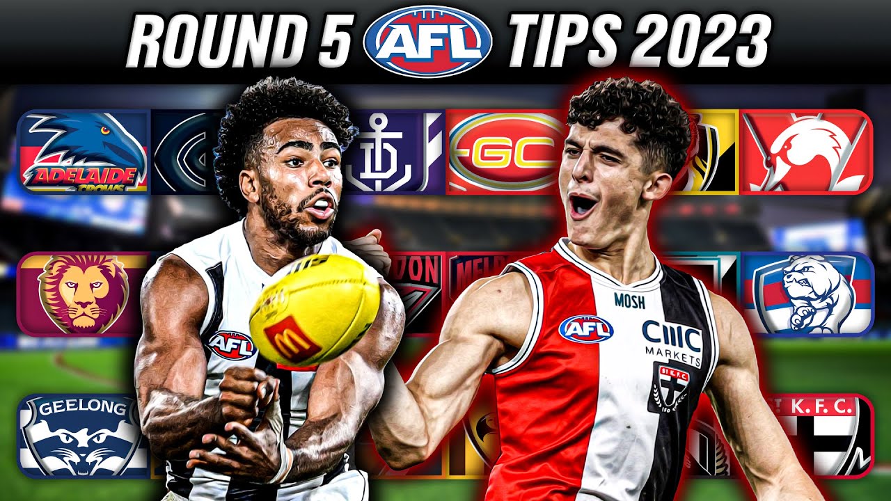 AFL Tips & Predictions | Round 5, 2023 - YouTube