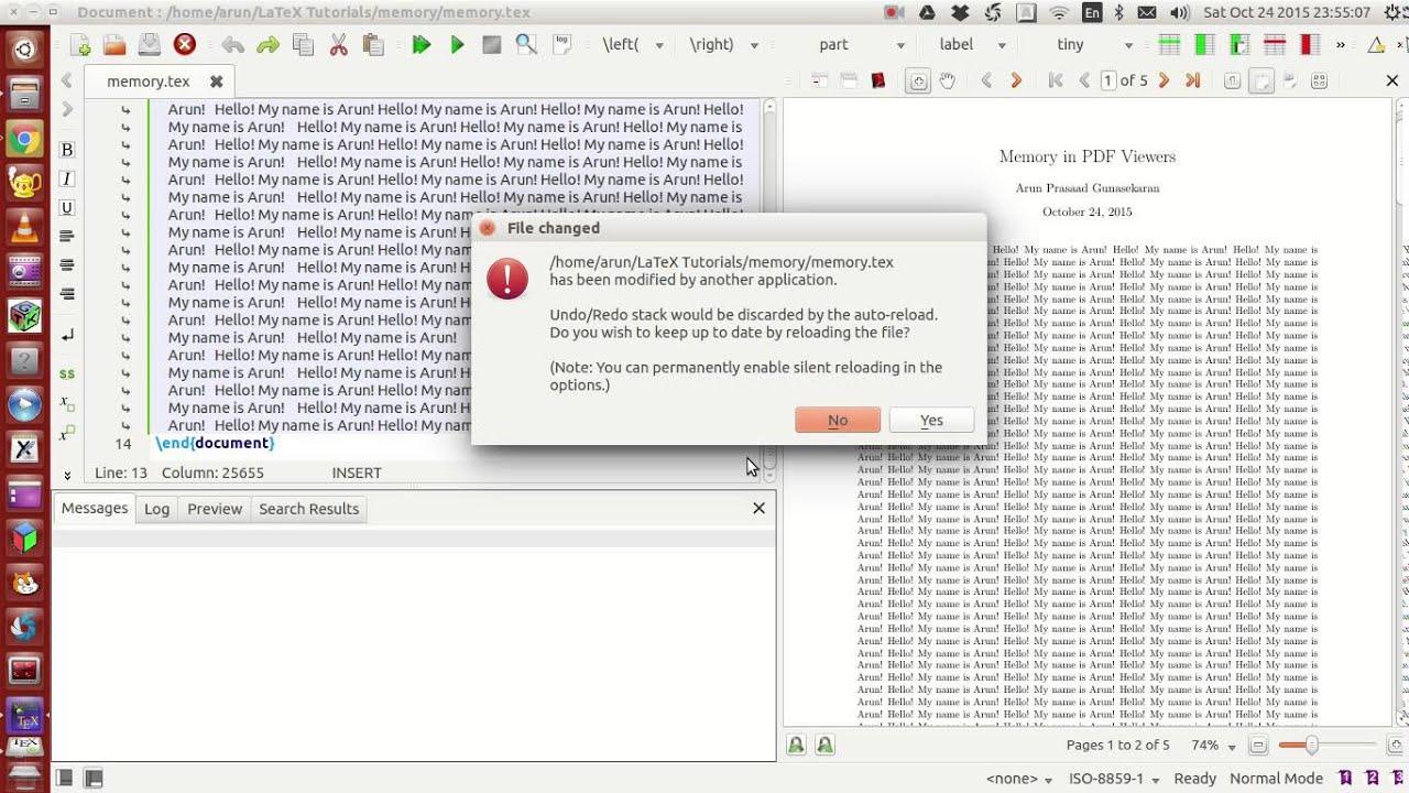 Latex Programming : 042 : Texstudio And Memory Of Pdf Viewers In Detail