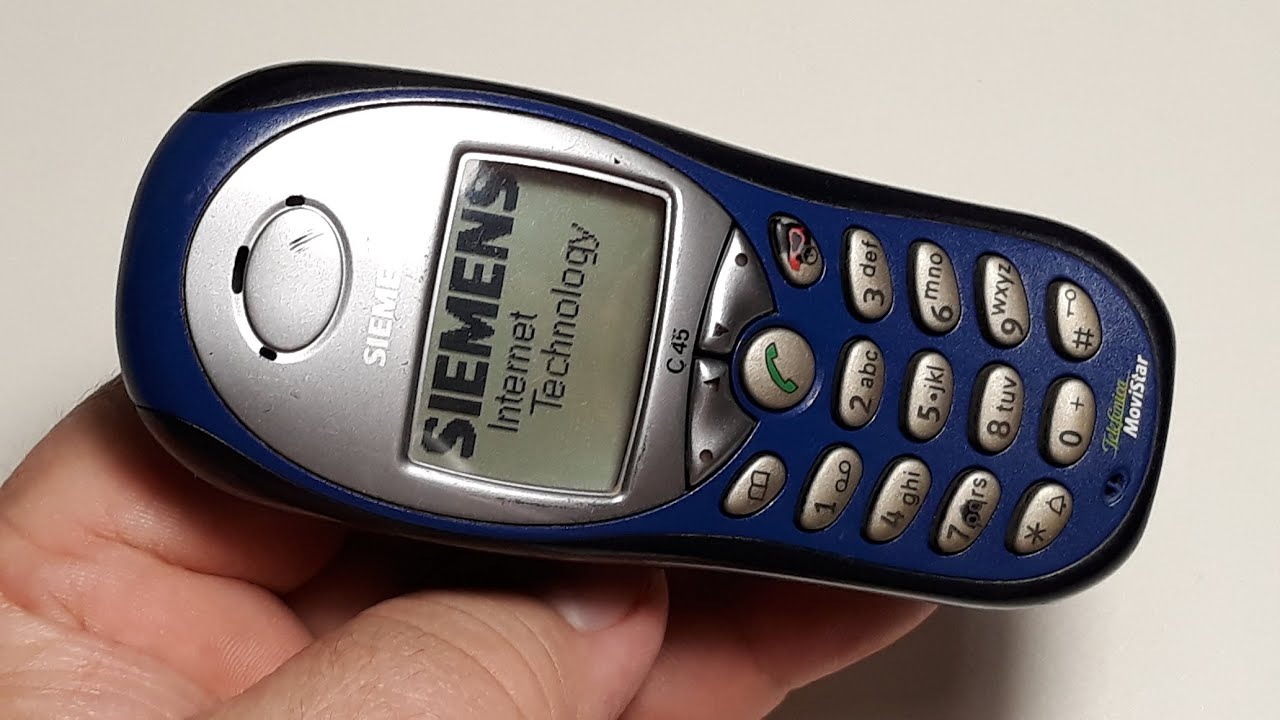Siemens C45. Retro Telefon aus Deutschland. Капсула времени из Германии ...