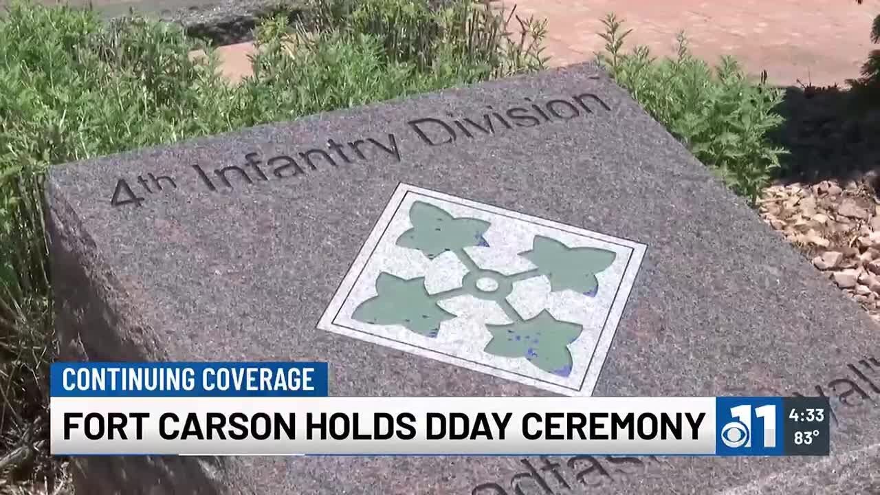 Dday ceremony held at fort carson - YouTube