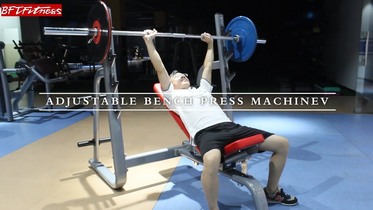 Adjustable Flat With Incline Bench Press Combination Fitness Equipment ...