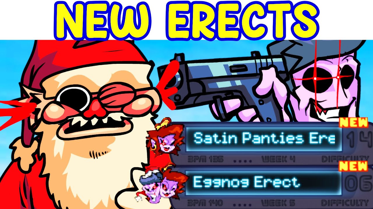 FNF PITSTOP UPDATE: New Erects + Animation (Satin Panties & Eggnog ...