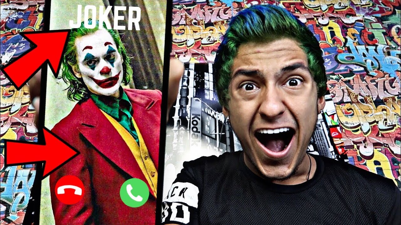 CALLING JOKER *OMG HE ACTUALLY CAME TO MY HOUSE* - YouTube