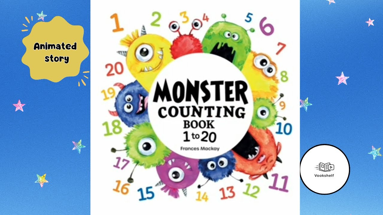 Monster counting book 1 to 20 ANIMATED READ ALOUD - YouTube