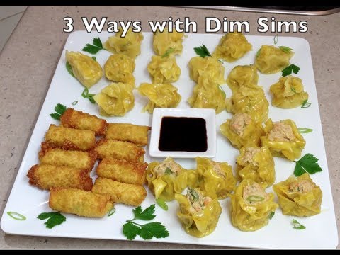 How to Make Dim Sims 3 ways THermochef Video Recipe cheekyricho - YouTube