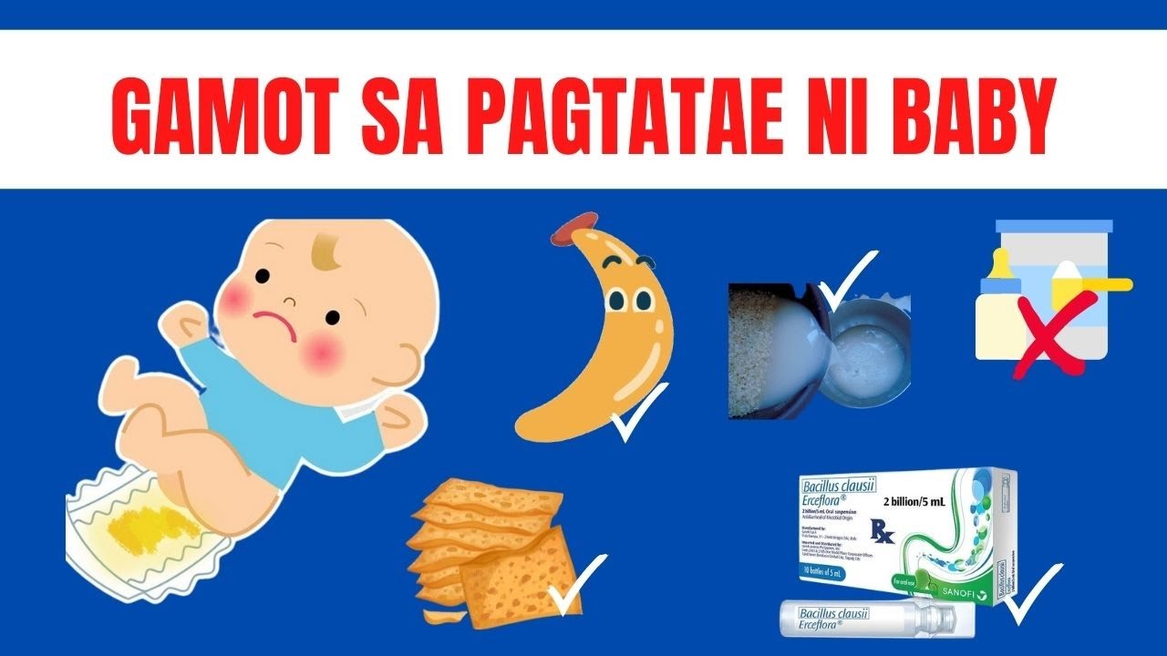 GAMOT SA PAGTATAE NI BABY | INFANT DIARHEA HOME REMEDY - YouTube