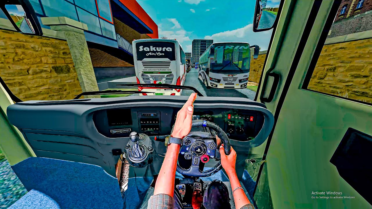 Bus Driver Argument Eurotruck Simulator Logitech g29 Gameplay - - YouTube