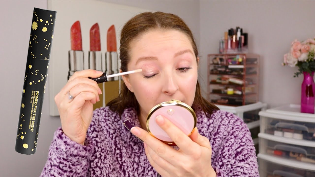 MOONLIT MAKEUP PRIMED FOR THE NIGHT EYESHADOW PRIMER REVIEW - YouTube