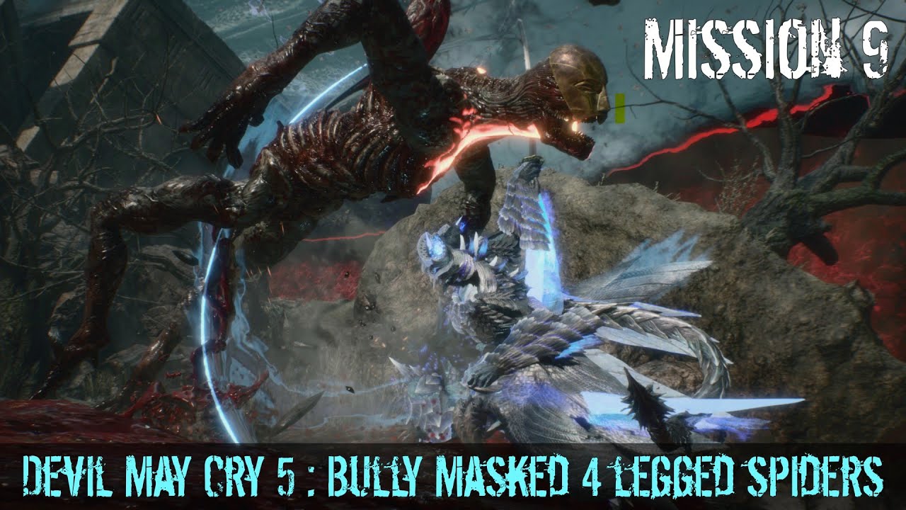 Devil May Cry 5 - Vergil in Hell (Mission 9 - Bully Masked 4 Legged ...