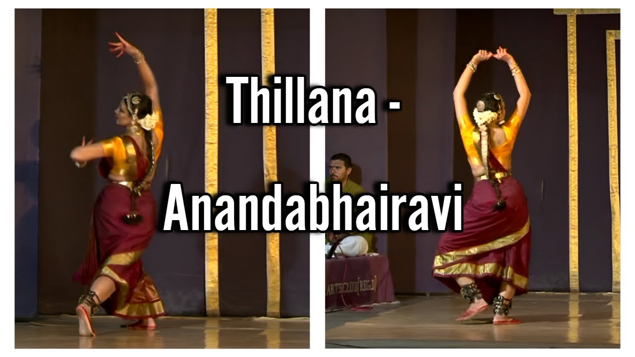 Shobana Performs The Thillana In - Anandabhairavi - YouTube