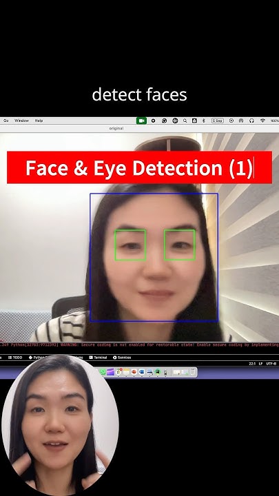 [part 1] How to Detect Face and Eye using Python Machine Learning # ...
