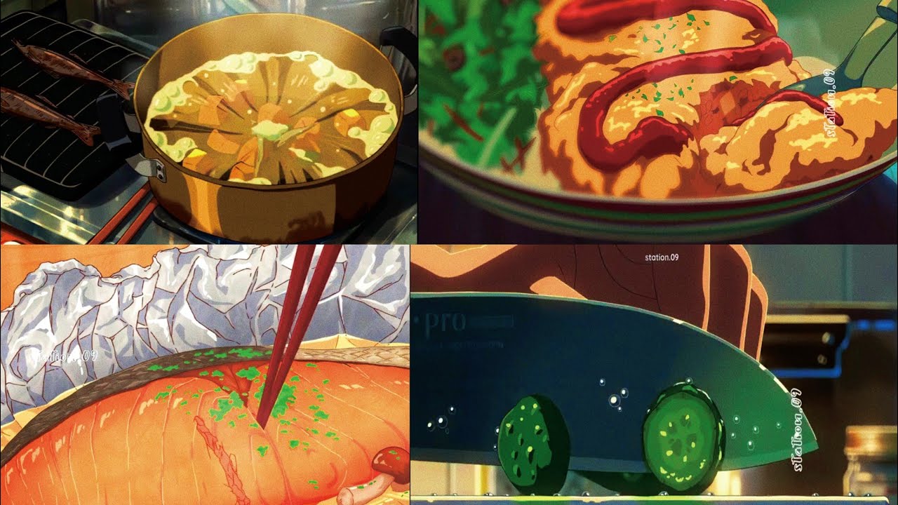 Anime-Inspired Food Cooking Animation Compilation 🍣 - YouTube