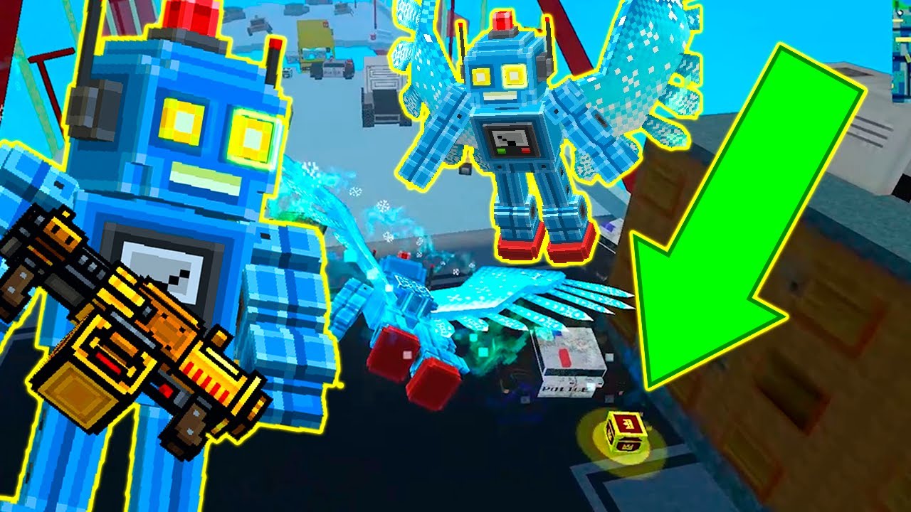 A Really Bad Robot Raging In Battle Royale - Pixel Gun 3D - YouTube