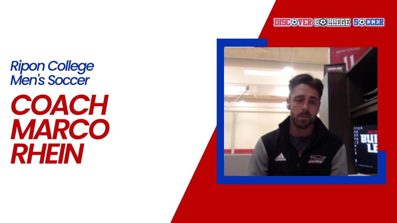 Ripon College Men’s Soccer – Coach Marco Rhein - YouTube