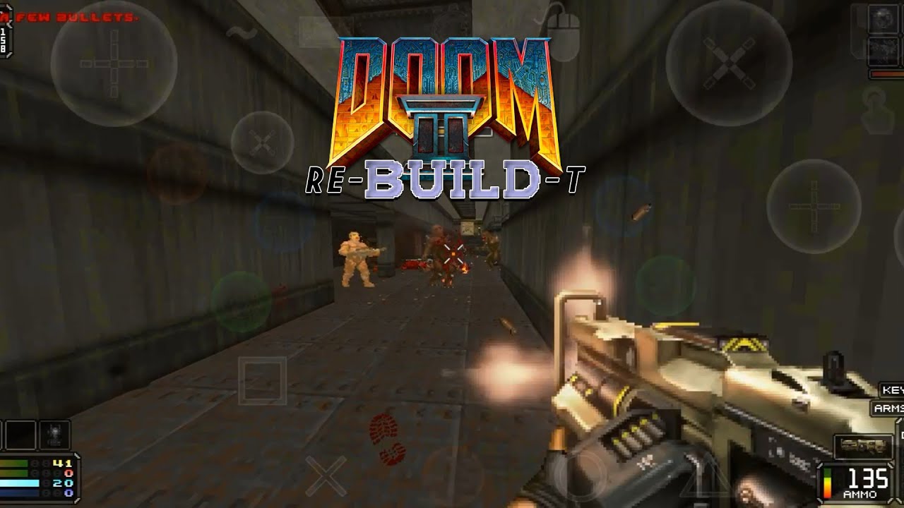 doom mods gameplay - doom 2016 + doom 2 rebuilt map01 - YouTube