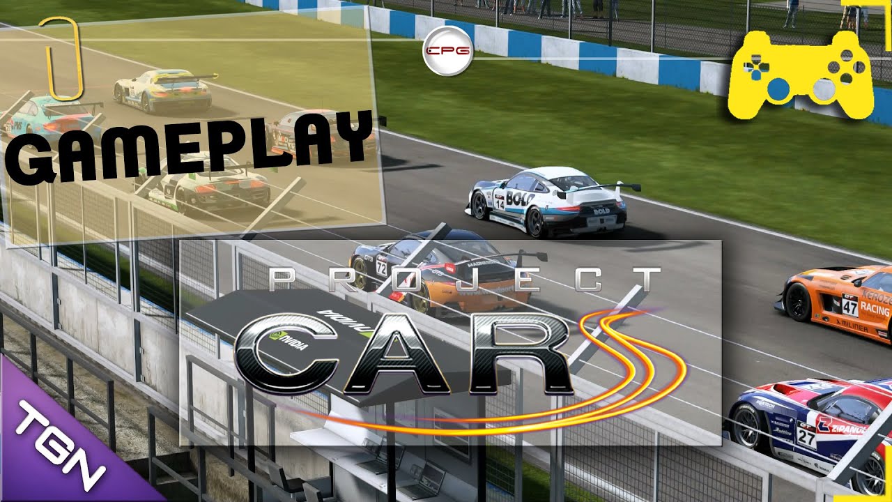 Project Cars (PS4)- Gameplay - Donington Park, 10 Laps - YouTube