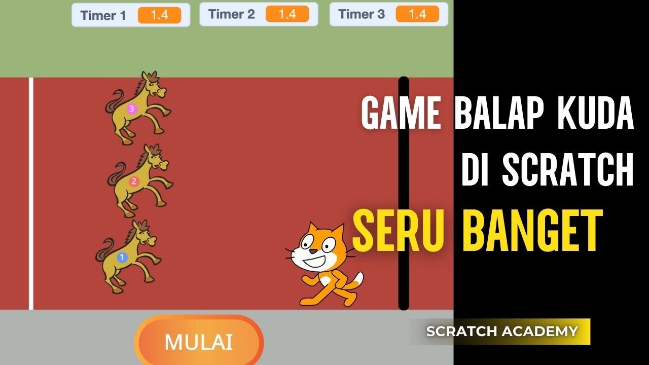 Game Balap Kuda Scratch | Coding Fun! - YouTube