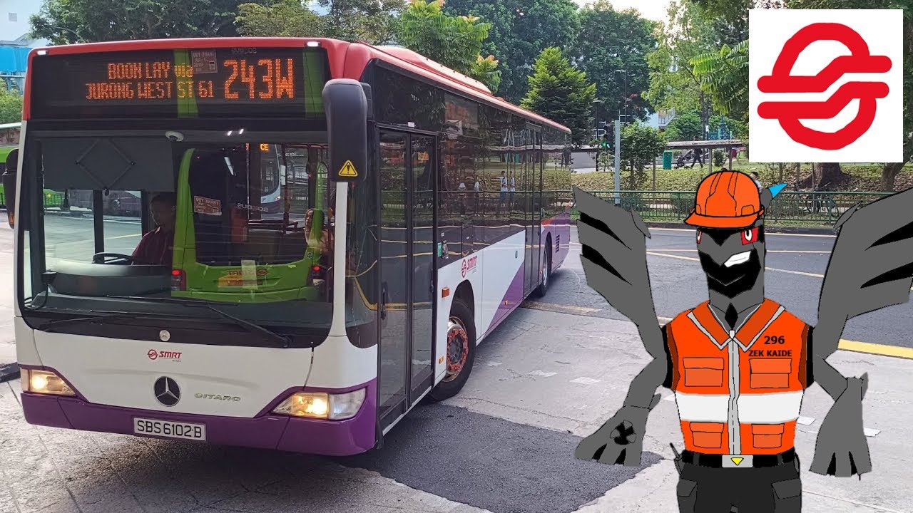 4K Jurong West Boon Lay Bus Interchange SMRT Buses 1st Day バス事業社換えた文礼バス ...