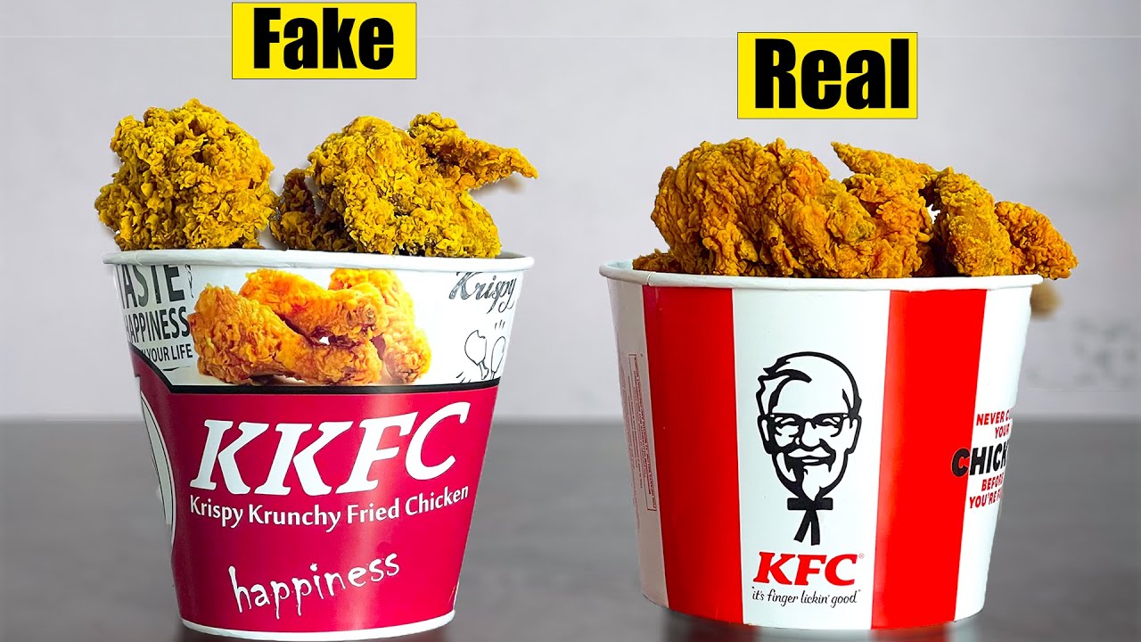 Worlds Best Fake KFC Vs Real KFC ! (crazy results) - YouTube