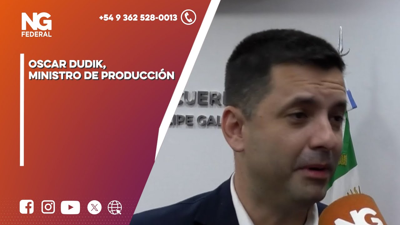 OSCAR DUDIK, MINISTRO DE PRODUCCIÓN - YouTube