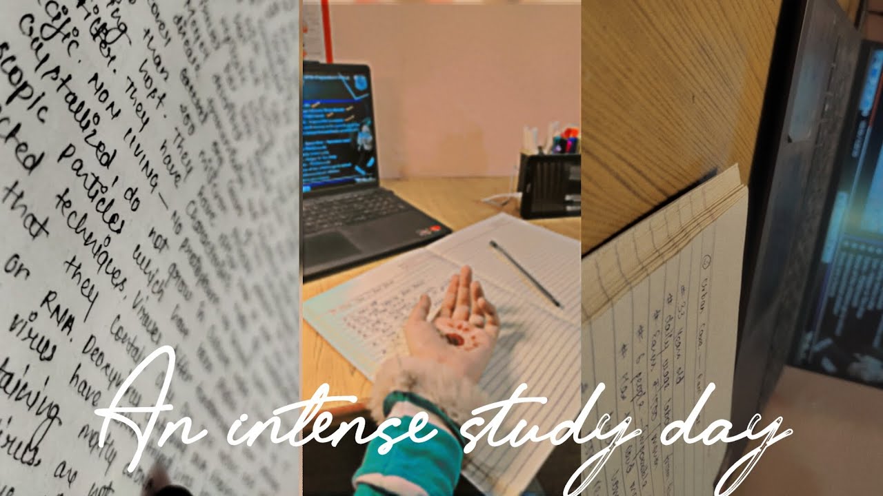 daily study vlog || intensive study day || study with me || #study#vlog ...