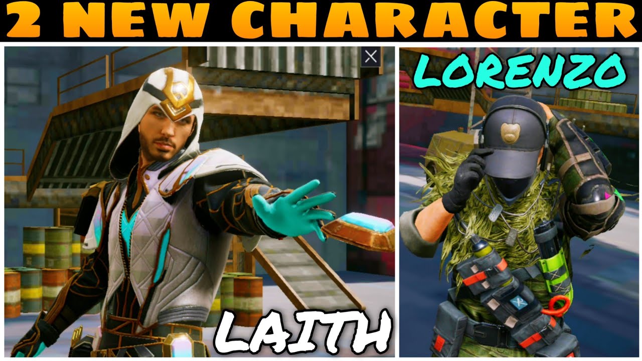 😍2 New Characters Lorenzo & Laith In Pubg/Bgmi 🥰 NEW Character In pubg ...