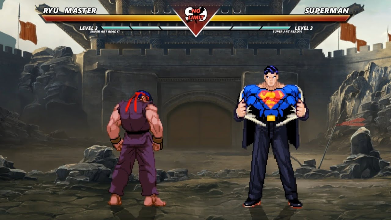 RYU MASTER vs SUPERMAN - The most epic fight - YouTube