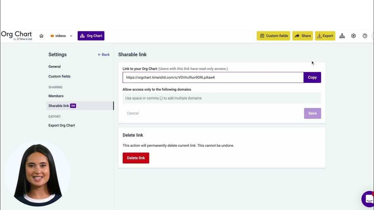 Share Your Org Chart Easily: Learn How to Use Shareable Links - YouTube
