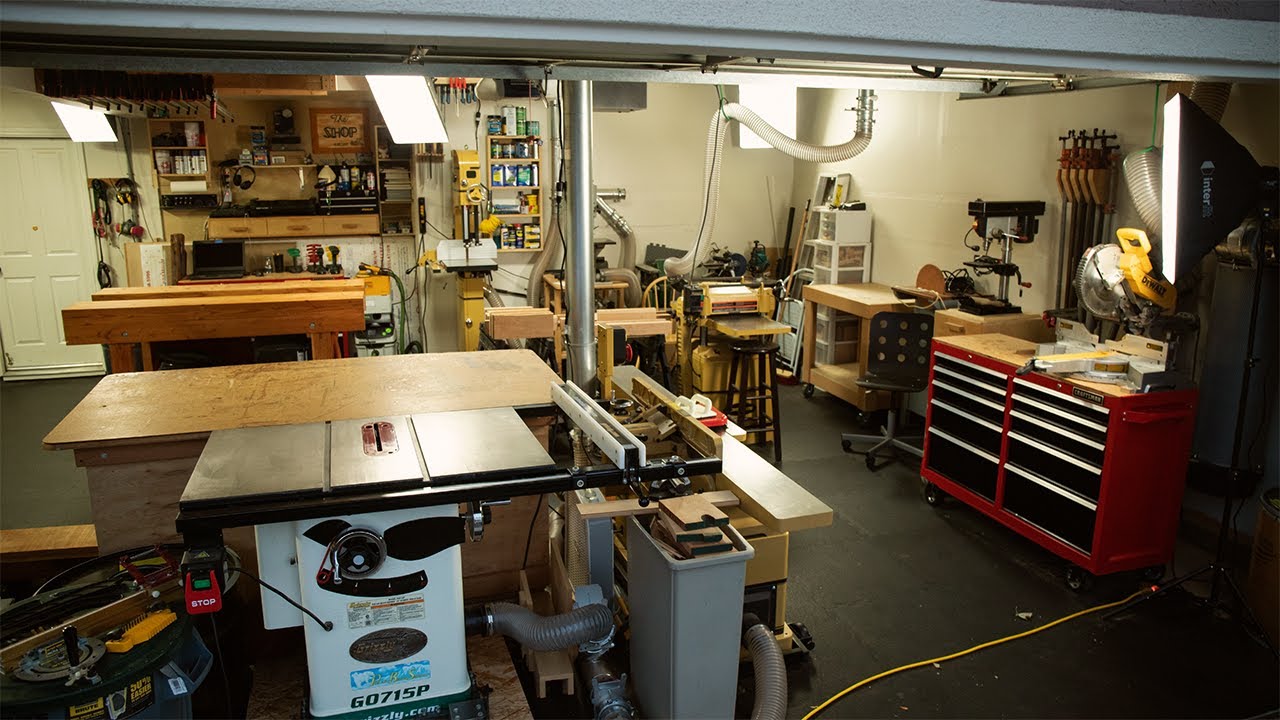 20 Year Old Woodworker's Shop Tour | California - YouTube