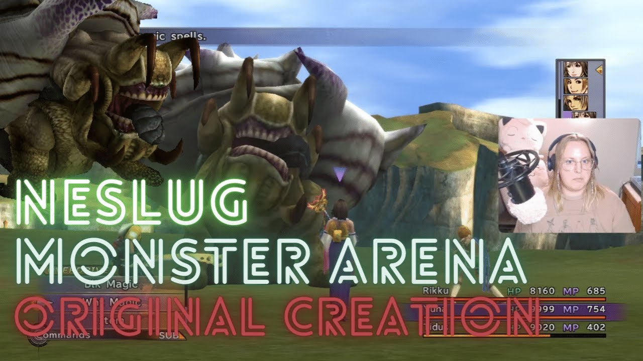 Blind Attempt at NESLUG in the Monster Arena! // Final Fantasy X // 100 ...