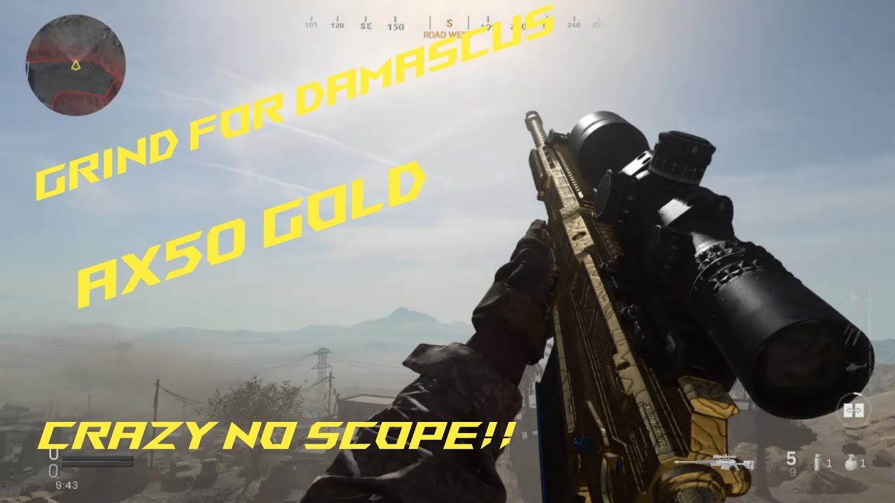 AX50 GOLD! | Modern Warfare Grind For Damascus - YouTube