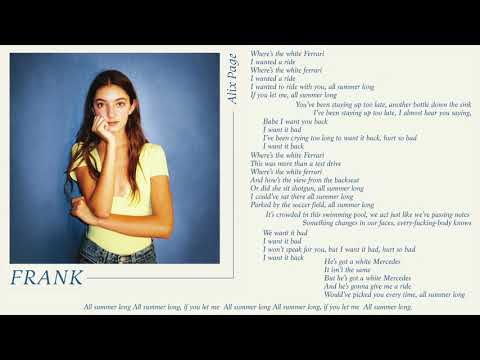Alix Page - Frank (Official Audio) - YouTube
