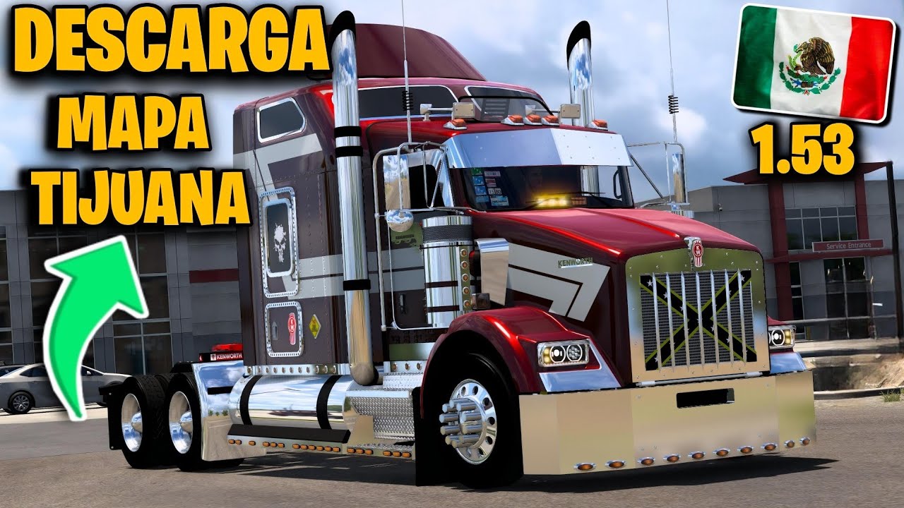 NUEVO MAPA DE MÉXICO TIJUANA PARA ATS 1.53🇲🇽 | Buena Ruta 🇲🇽 - YouTube