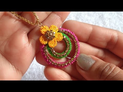 HOW TO MAKE CROCHET PENDANT | BEAUTIFUL MINI PENDANT - YouTube