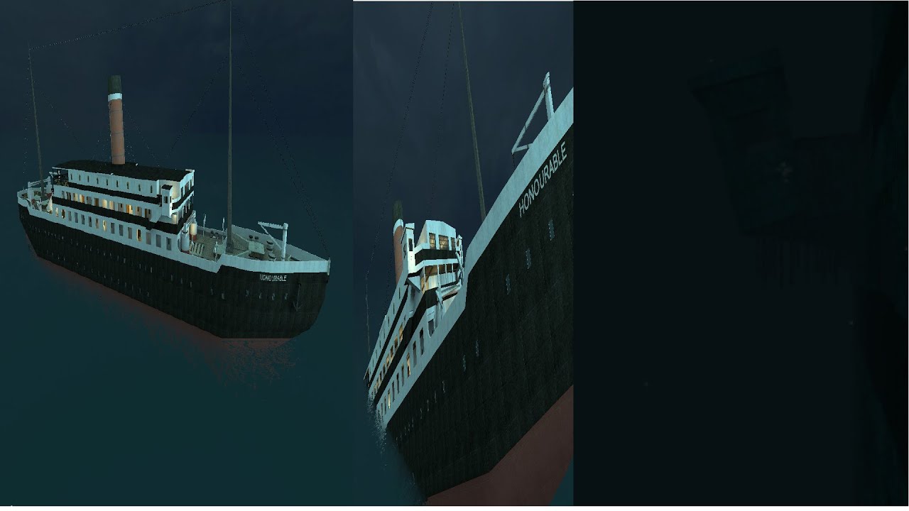 Sinking of RMS Honorable - Gmod - YouTube
