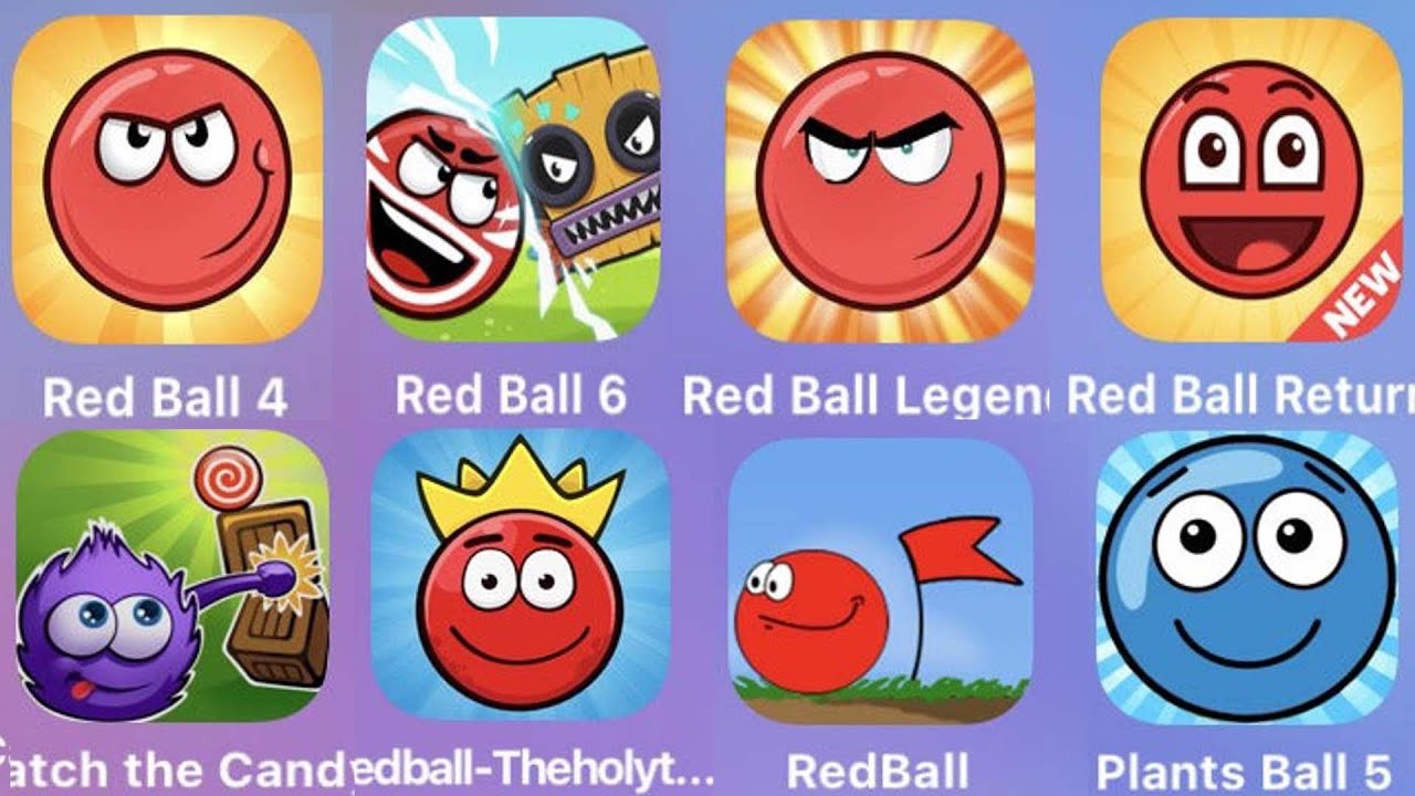 Red Ball 4,Red Ball 6,Red Ball Legend,Red Ball Return,Catch The Candy ...