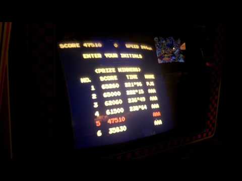 Pole position high score 65,600 - YouTube