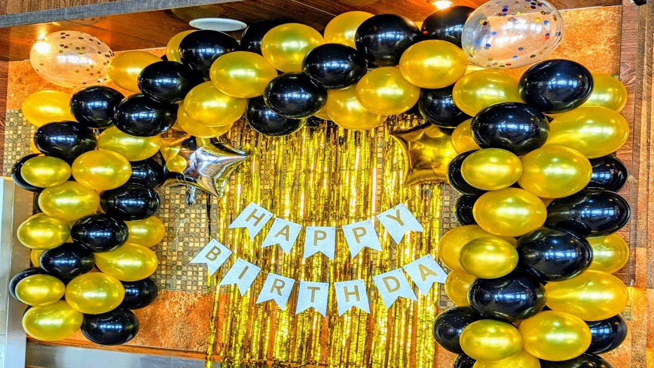 "Glamour in Black & Gold: Elegant Theme Ideas for Stylish Celebrations ...