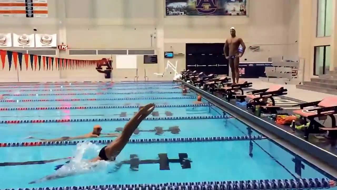 Swimming start technique - YouTube