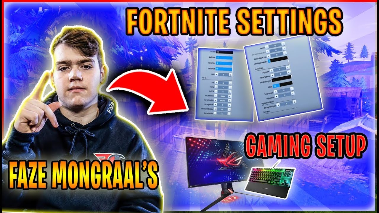 Fortnite Chapter 2 : Mongraal's Fortnite Settings, Keybinds and Setup ...